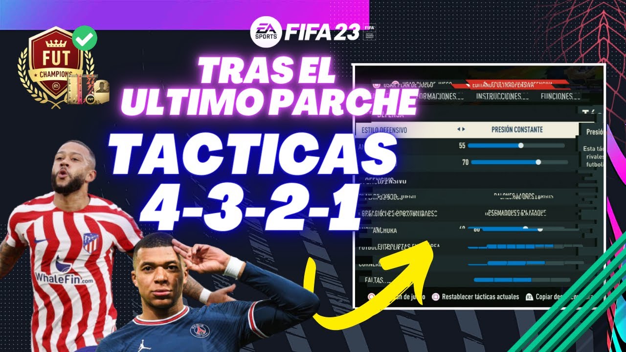 FORMACION 4321 ¡LAS MEJORES TACTICAS TRAS EL ULTIMO PARCHE! FIFA 23 - YouTube