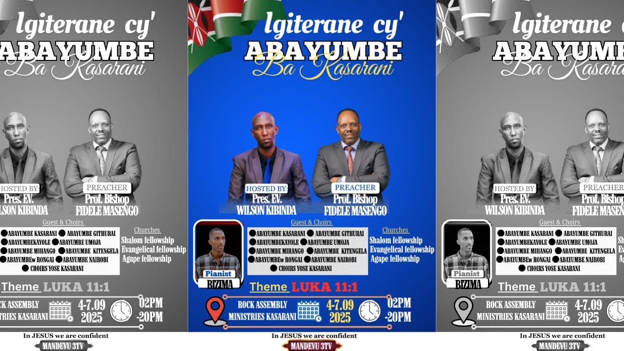 IGITERANE CY'ABAYUMBE BA KASARANI DAY 4 07/9/2025 WITH DR BISHOP ...