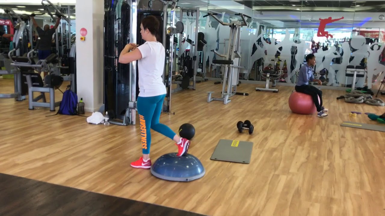 Functional Bosu Workout - YouTube
