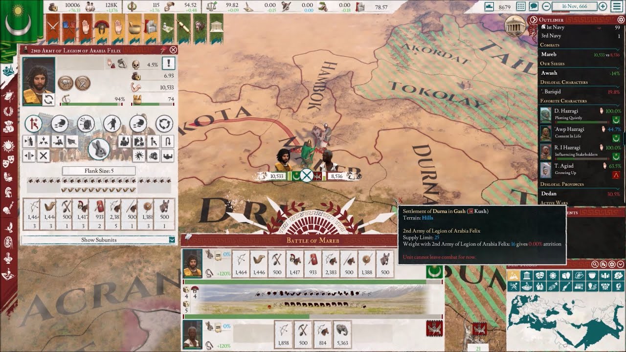 Imperator Rome - Invictus: Saba - Episode 24 - The Arabian-Kushite War ...