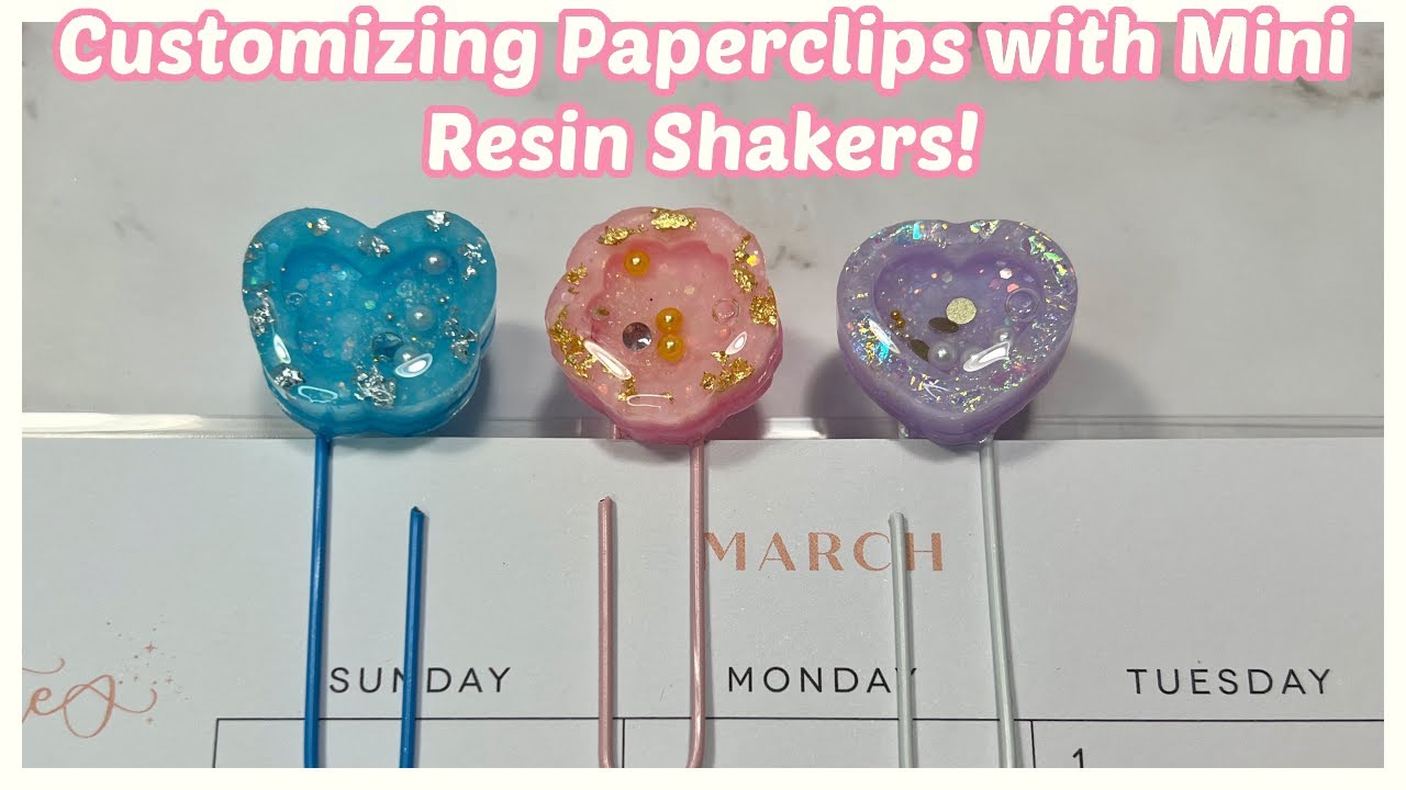 Customizing Paper Clips with Mini Resin Shakers | Resin Crafts 101 ...