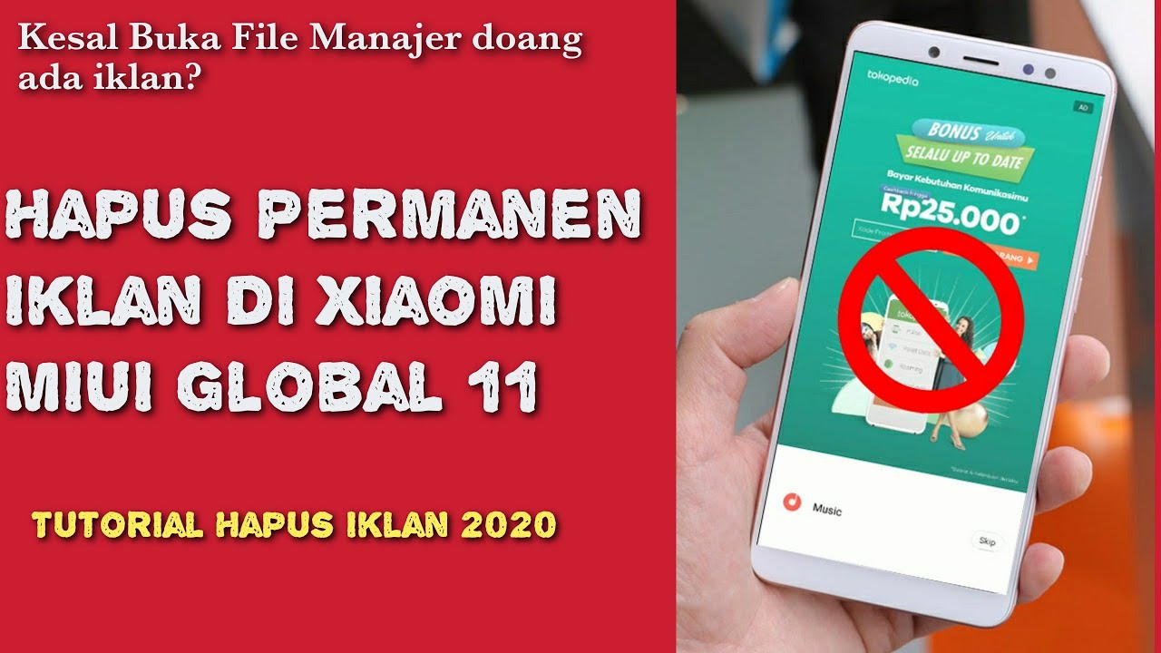 HAPUS iklan di Hp Xiaomi / Redmi MIUI Global 11,UNTUK SEMUA HP XIAOMI || No ROOT - YouTube