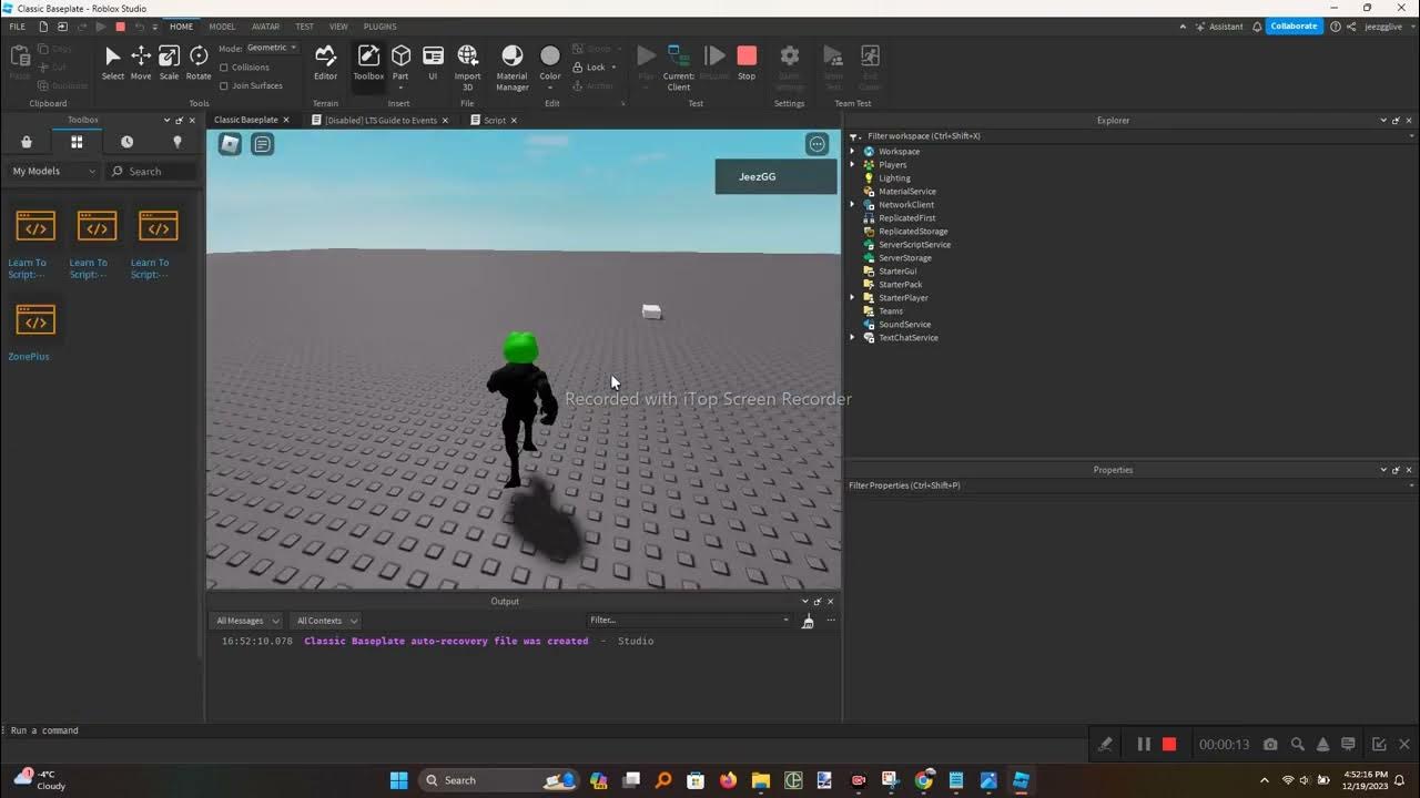 How To Change Part Color When Touched Using Events (Roblox) - YouTube