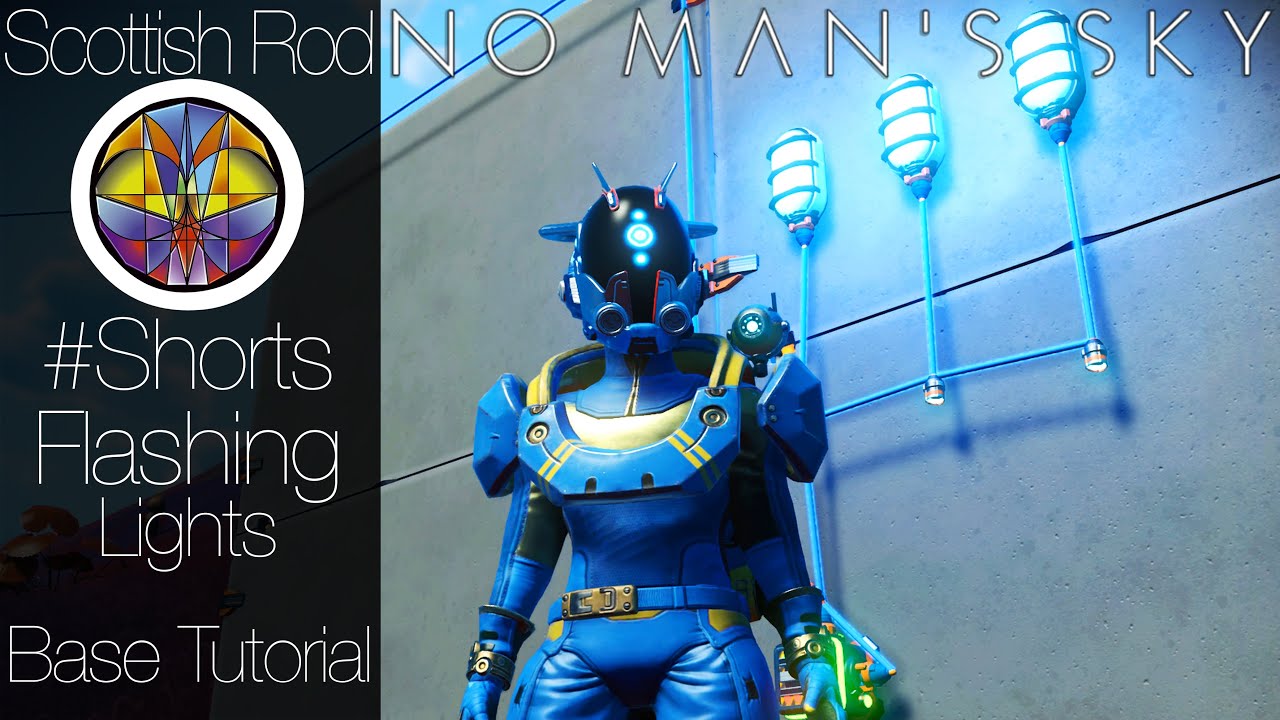 No Man's Sky Tutorial 🛠 Flashing Lights Base Build - NMS Scottish Rod # ...