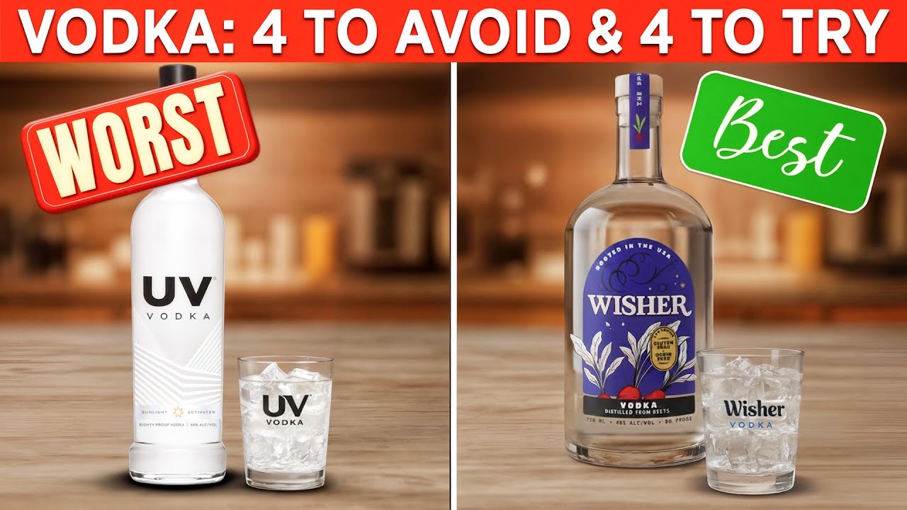 4 WORST Vodkas You Should NEVER Touch & 4 You MUST Try! - YouTube