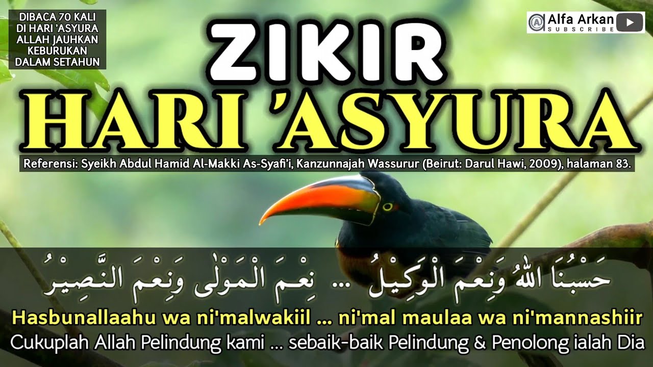 BACAAN ZIKIR HARI ASYURA 1 JAM - Allah jauhkan keburukan setahun 1446 Hijriah || bacaan hari ...