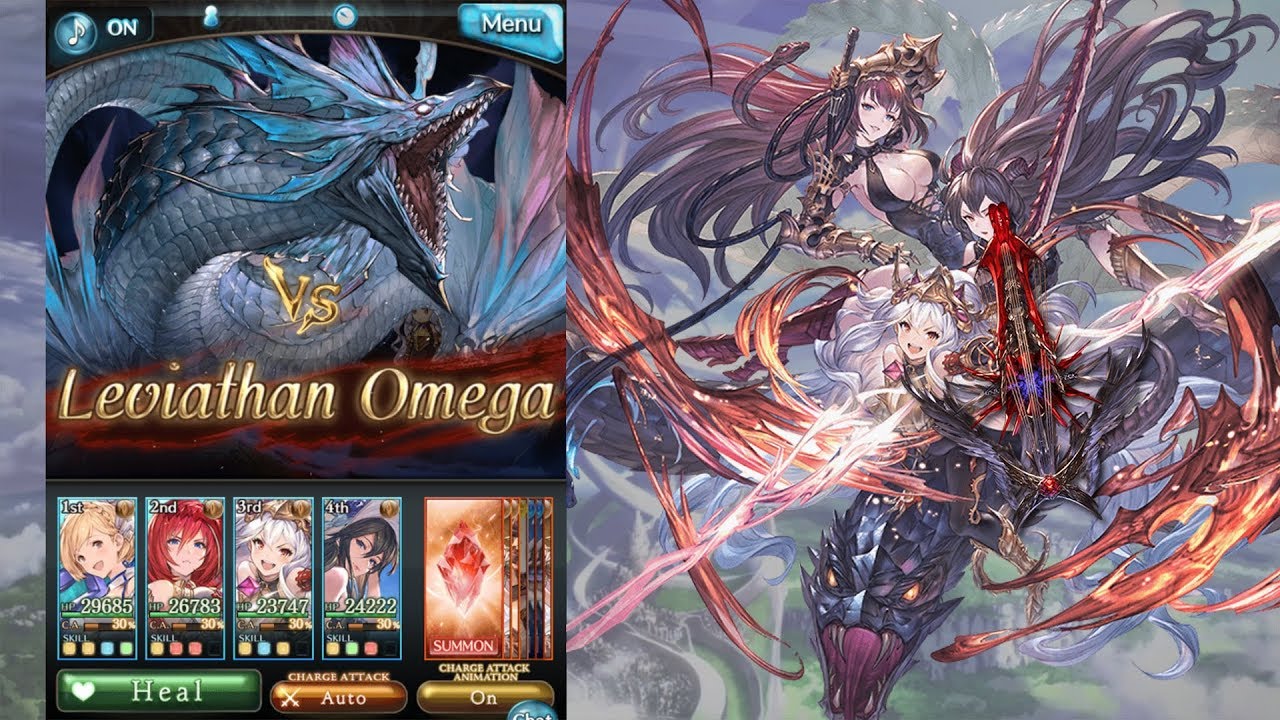 [GBF] Earth Primal vs Leviathan HL ft. Harp of Renunciation - YouTube