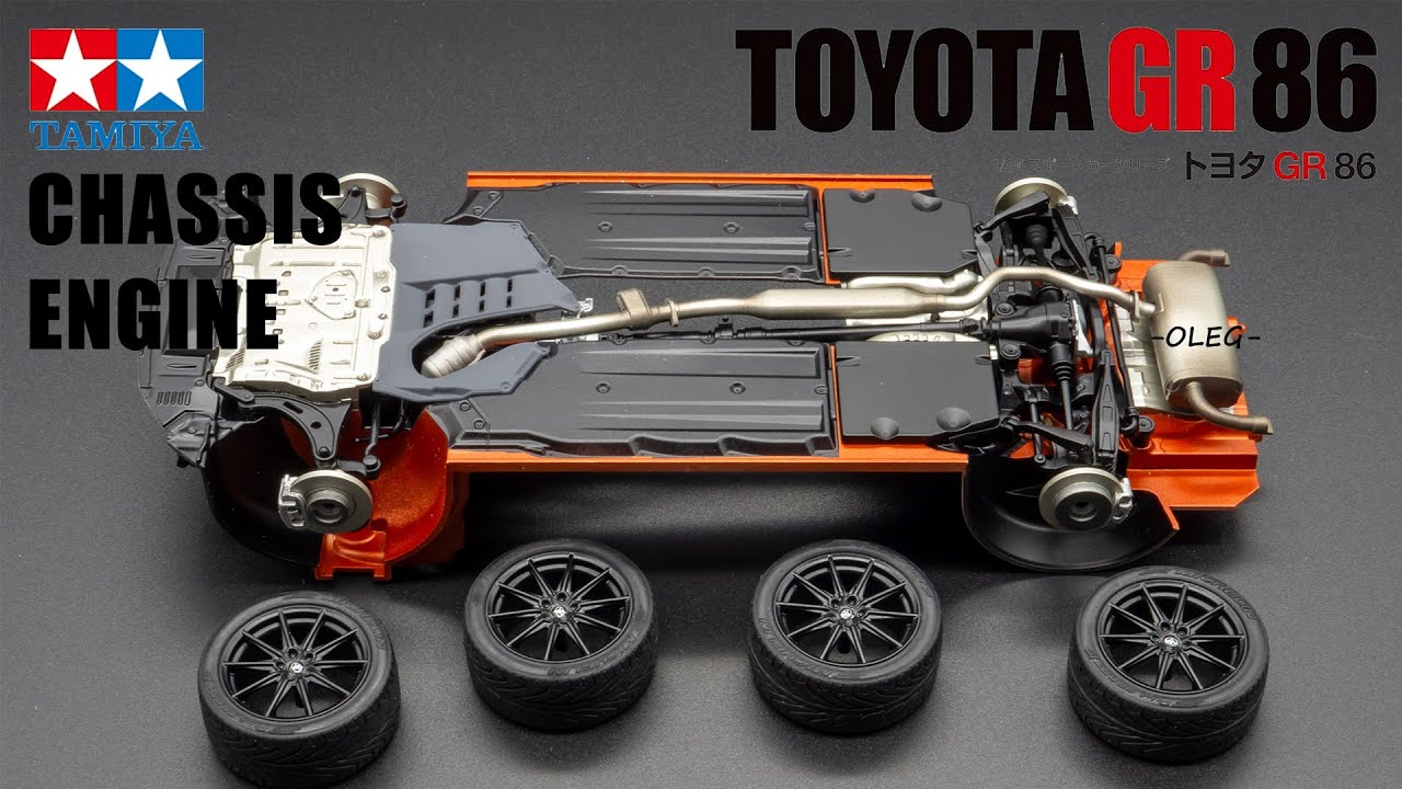 1/24 Toyota GR 86. Engine and chassis. Tamiya 24361 #2 - YouTube