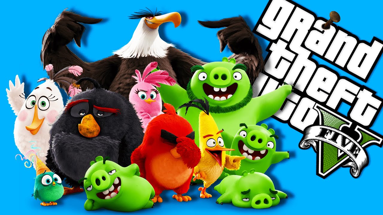EPIC Angry Birds Maps & More!!! (GTA 5) - YouTube