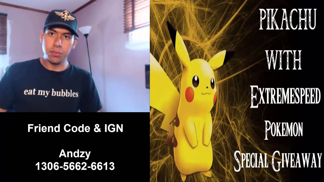 COME AND GET YOUR VERY OWN PIKACHU WITH EXTREMESPEED RIGHT NOW ...