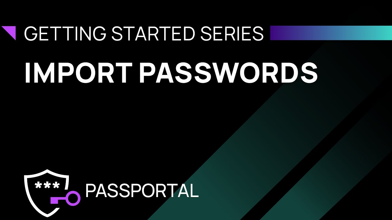 Import Passwords - YouTube