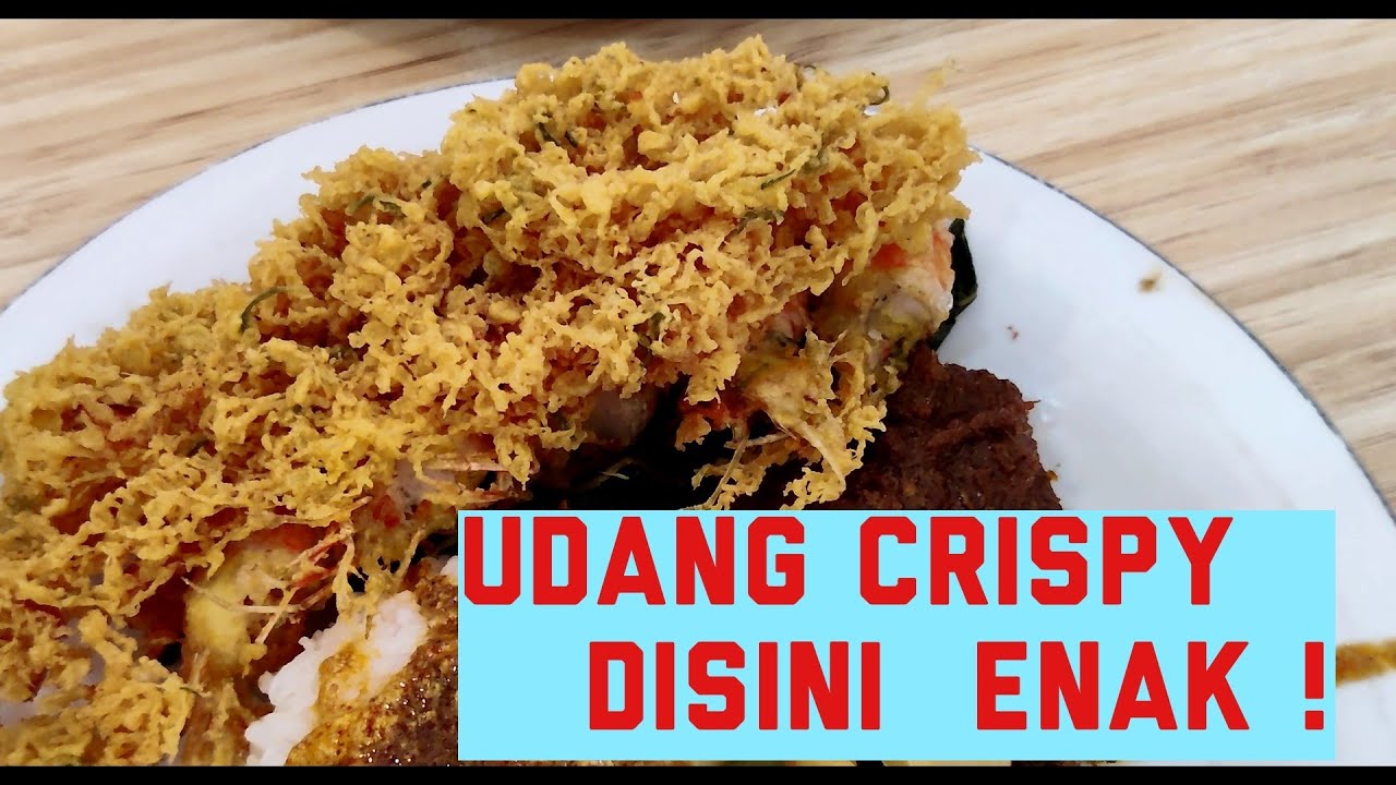 Udang crispy di RM Putra Minang Group Jl Agus Salim - YouTube