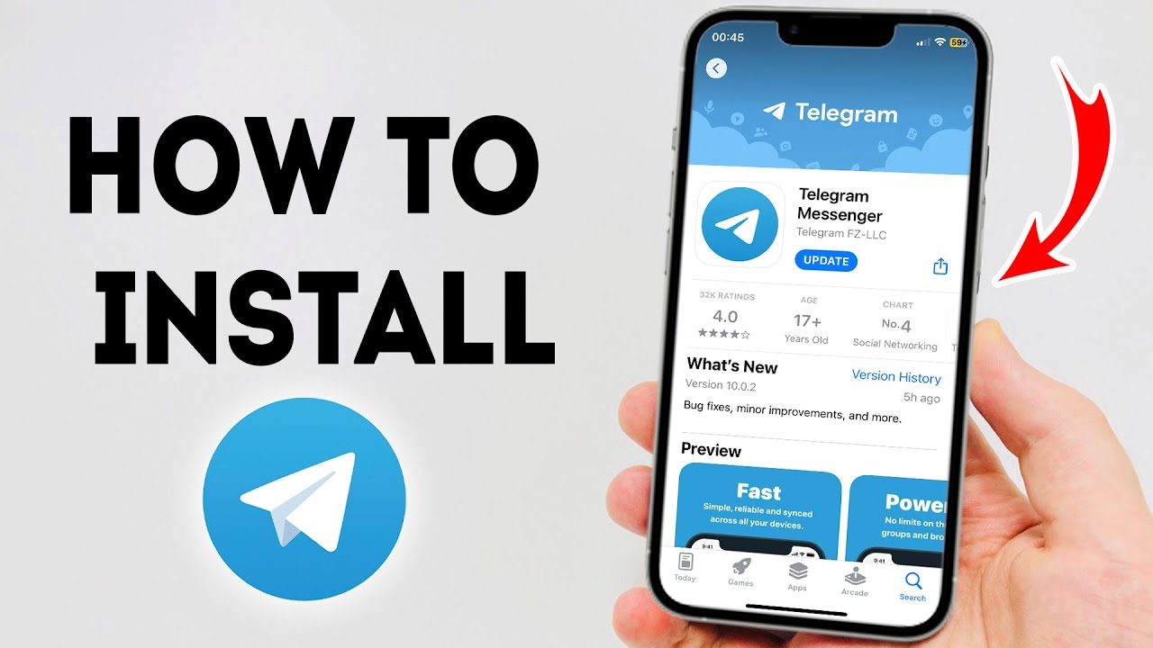How To Install Telegram on iPhone - Full Guide - YouTube