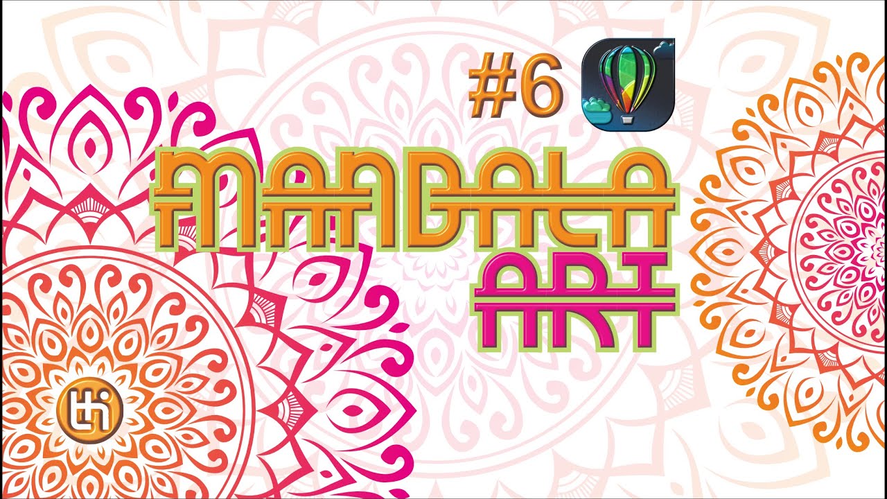 corel draw tutorials 2022 - design mandala art - #6 - YouTube