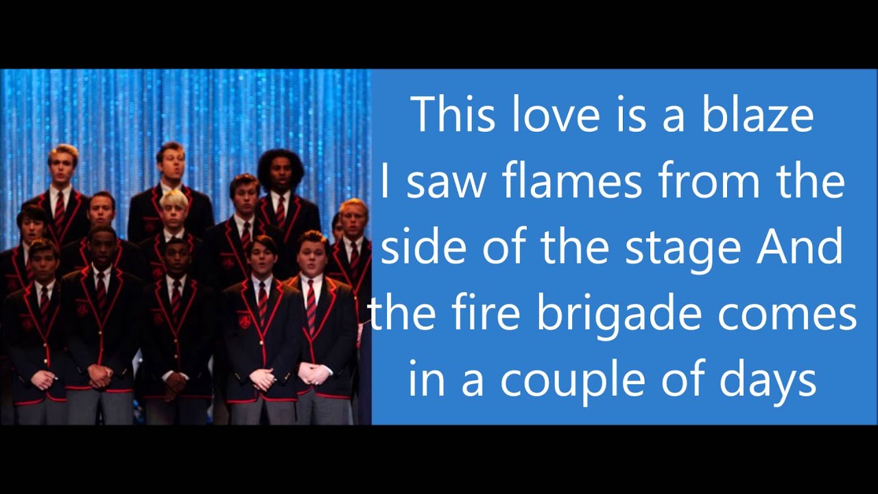 GLEE-Sing with lyrics - YouTube