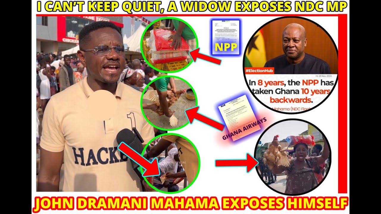 Pure Bribery🤔 A Widow Exposes NDC Ernest Adomako, John Dramani Mahama ...