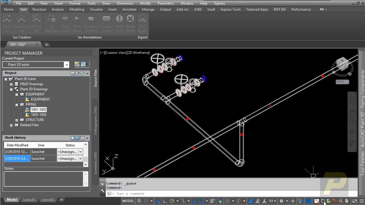 AutoCAD Plant3D 2016: Use Start and break point for Iso drawing. - YouTube