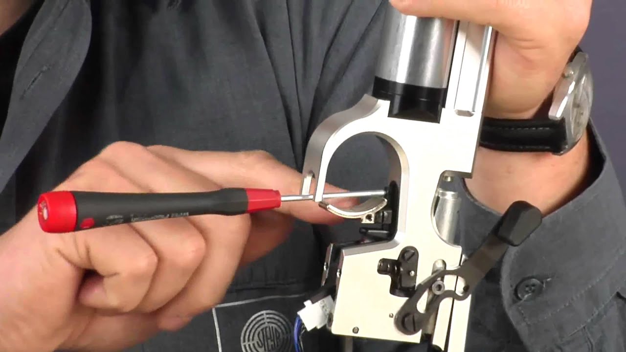 STEYR LP10 E / LP 50 E Adjusting the trigger and operating travel - YouTube