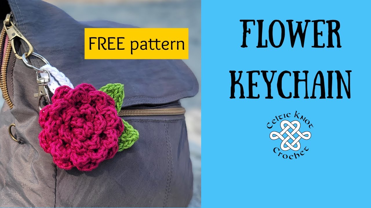 🌸Learn to make this quick & trendy flower keychain! - YouTube
