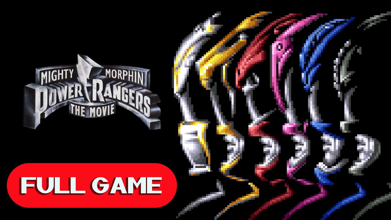 Mighty Morphin Power Rangers: The Movie SNES FULL GAME Longplay ...