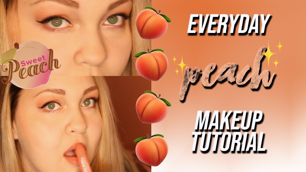 everyday 🍑PEACHY🍑 makeup // great for olive & warm skintones! - YouTube