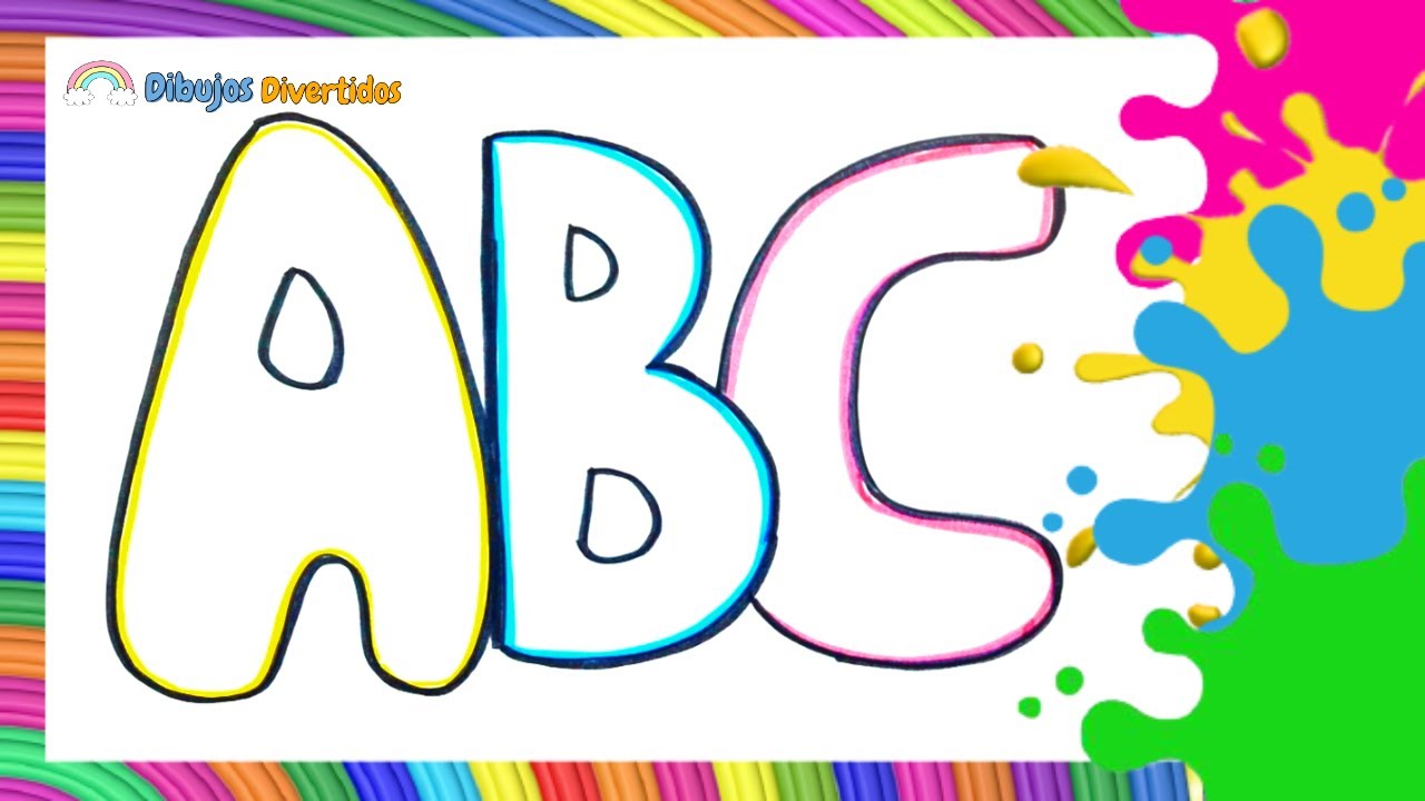 Como dibujar Letras paso a paso | DIBUJOS DIVERTIDOS | Dibujos para ...