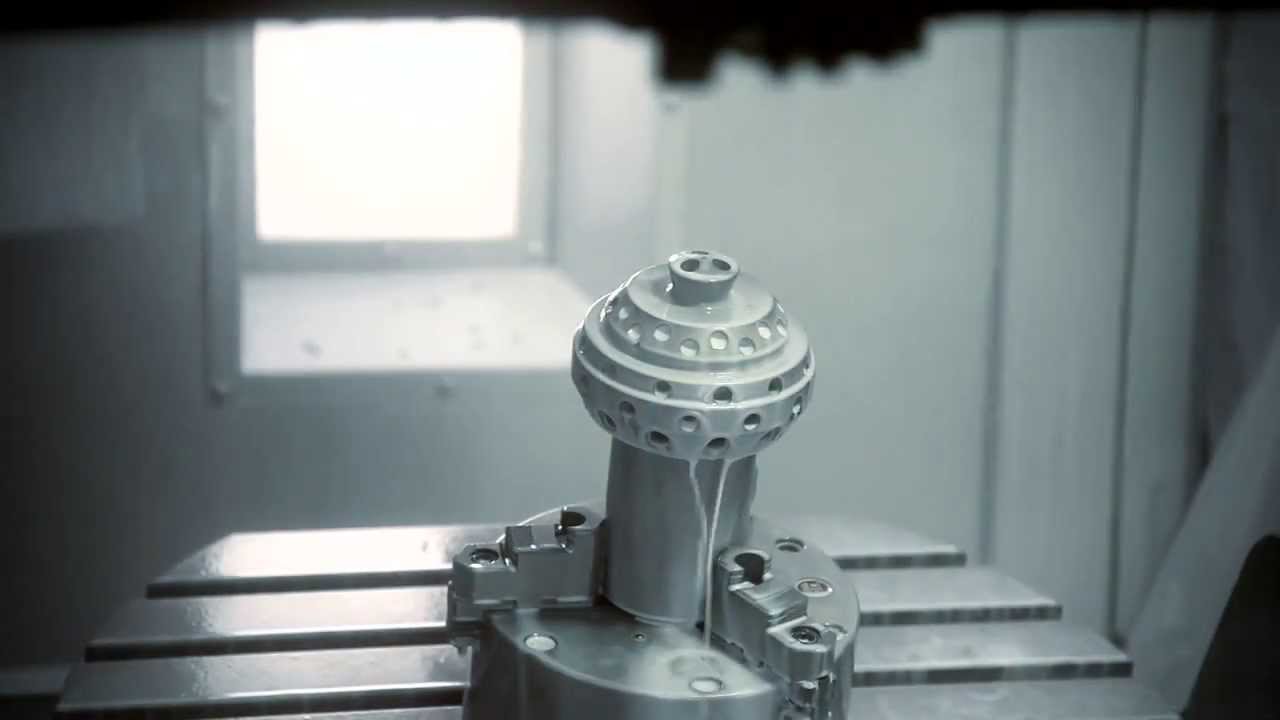 Haas UMC-750: Oilfield Drill Bit Cone Demo - YouTube