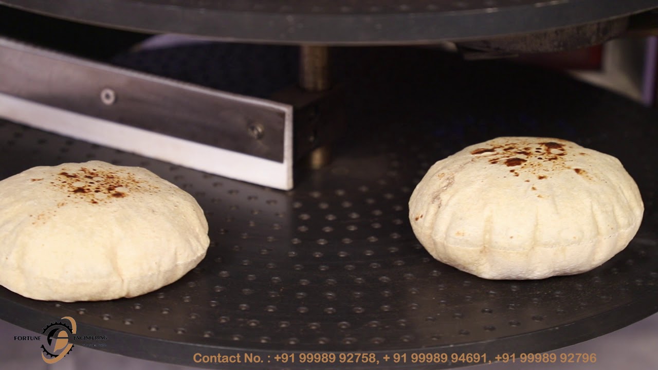 chapati making machine - YouTube