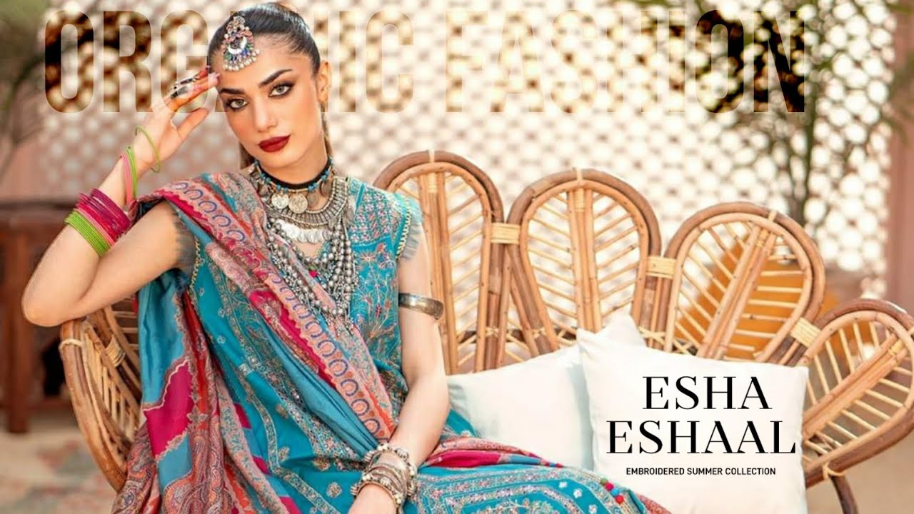 Esha Eshaal'23 Embroidered Summer Collection | Binilyas Embroidered ...