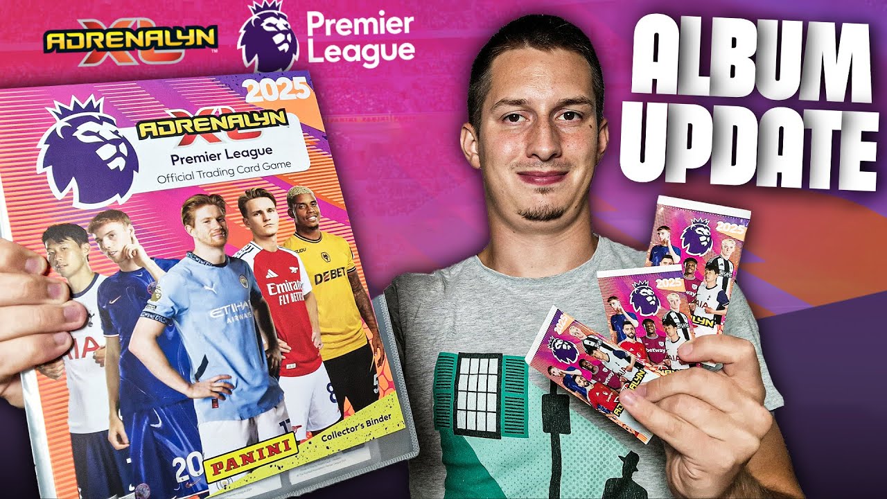 Panini Adrenalyn XL Premier League 2025 | Album Update + Bontás - YouTube