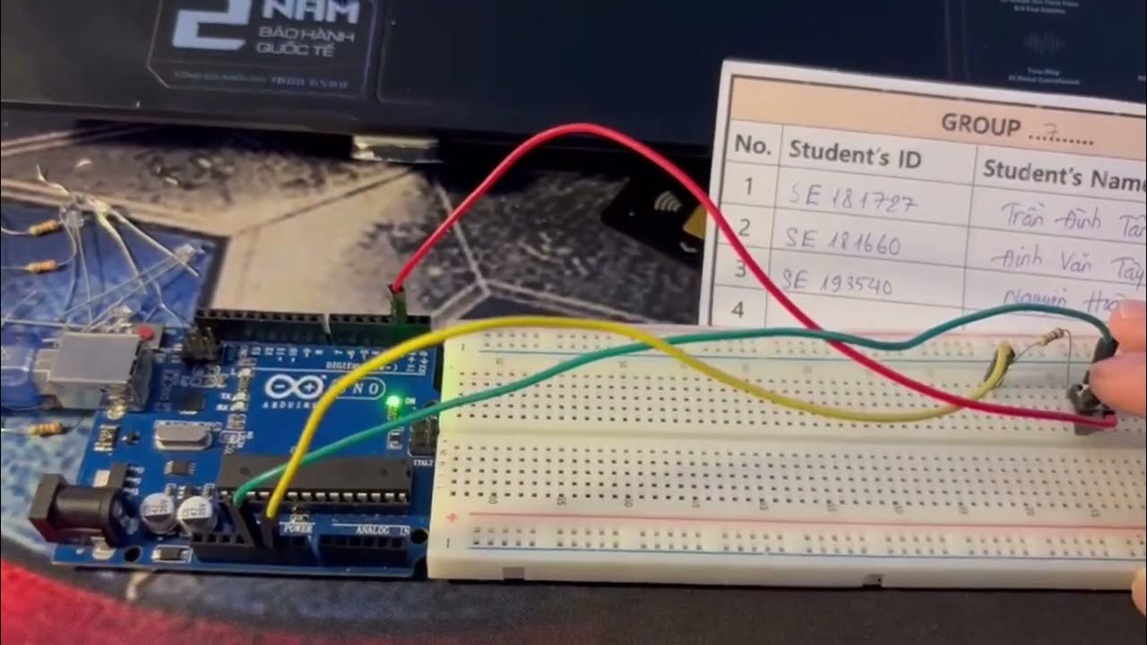 State Change Detection Edge Detection for pushbuttons nhóm 7 - YouTube