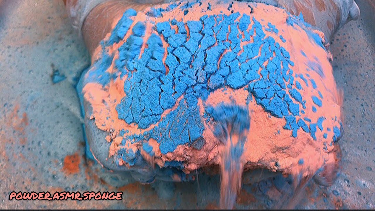 Bubble paste 🫧 Squeezing sponges asmr - YouTube