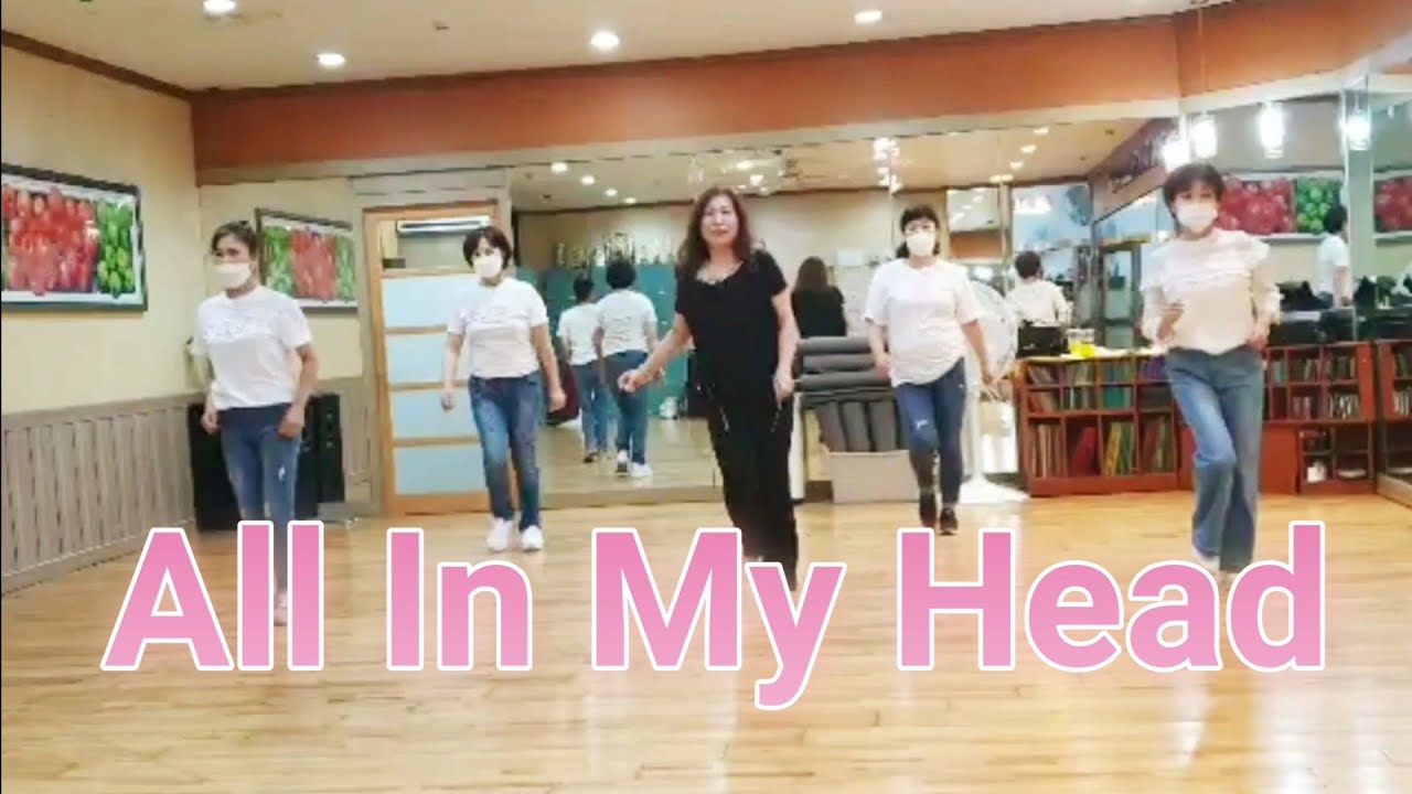 All In My Head Line Dance-Absolute Beginner - YouTube