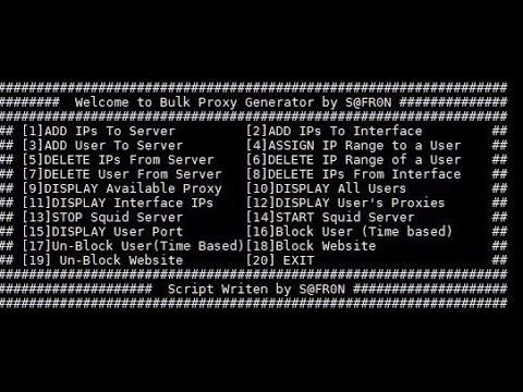 Automated Squid Proxy Script-Multiple Proxies Generator Script-Proxies Script IPv4-27 March 2021 ...
