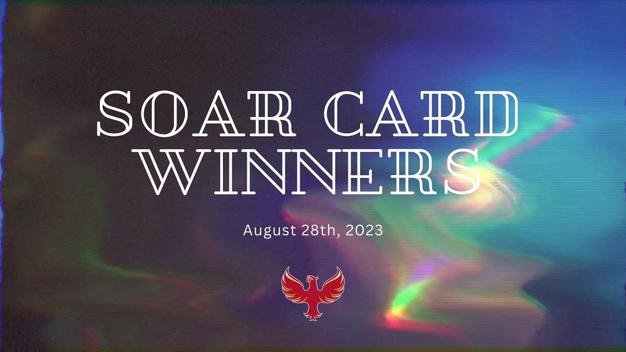SOAR Card Winners - August 28th, 2023 - YouTube