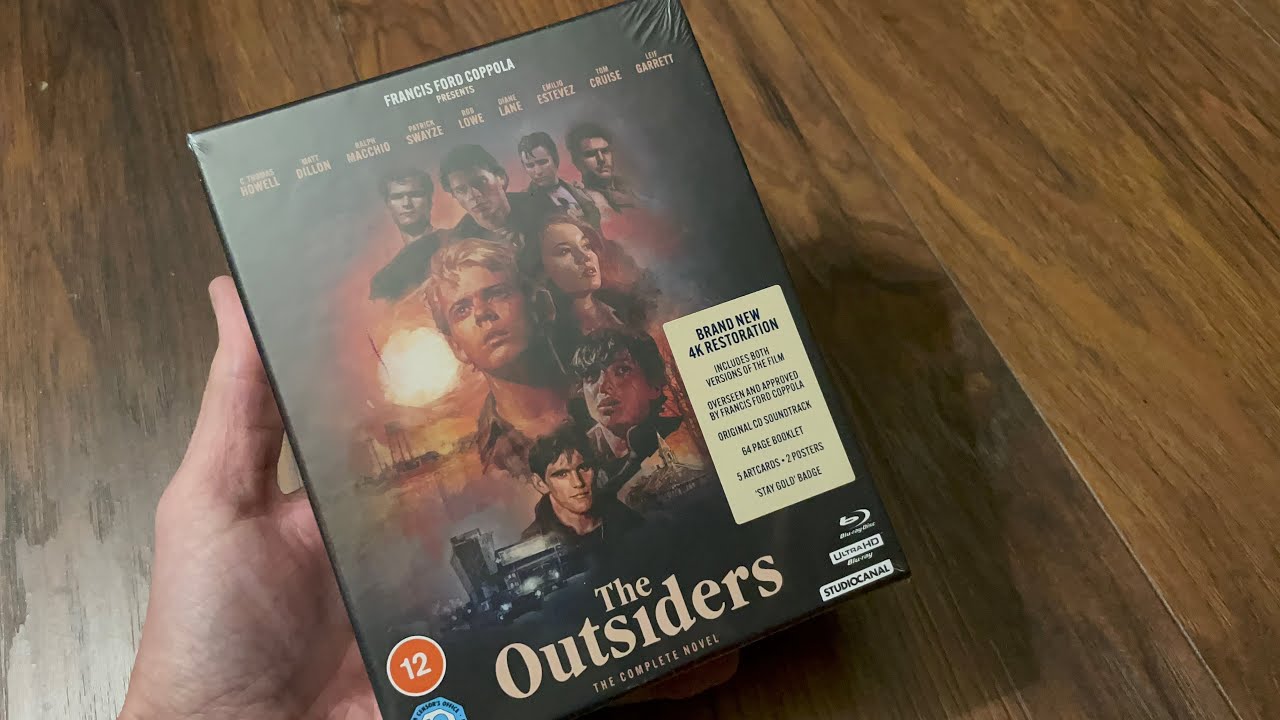 The Outsiders The complete novel 4K UltraHD Blu-ray Limited collector’s ...