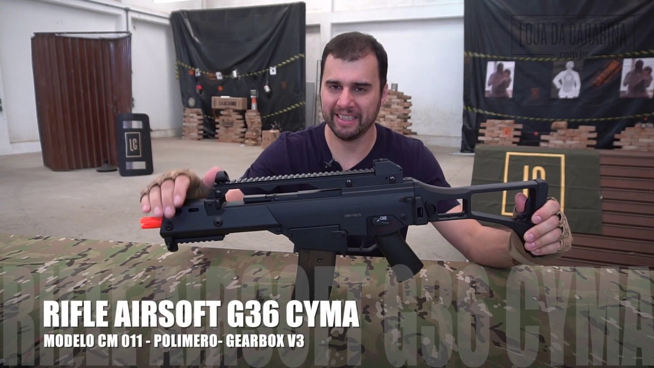 Airsoft Review - Airsoft G36 CM011 Cyma - YouTube