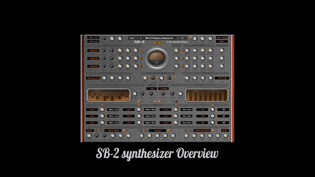 SB-2 VSTi - Overview (Free VST Synth) - YouTube