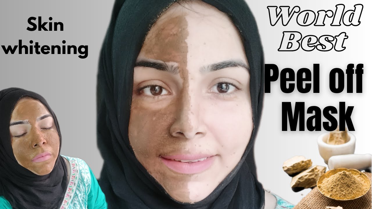 Trying this viral Chinese skin whitening peel off mask |Private body ...