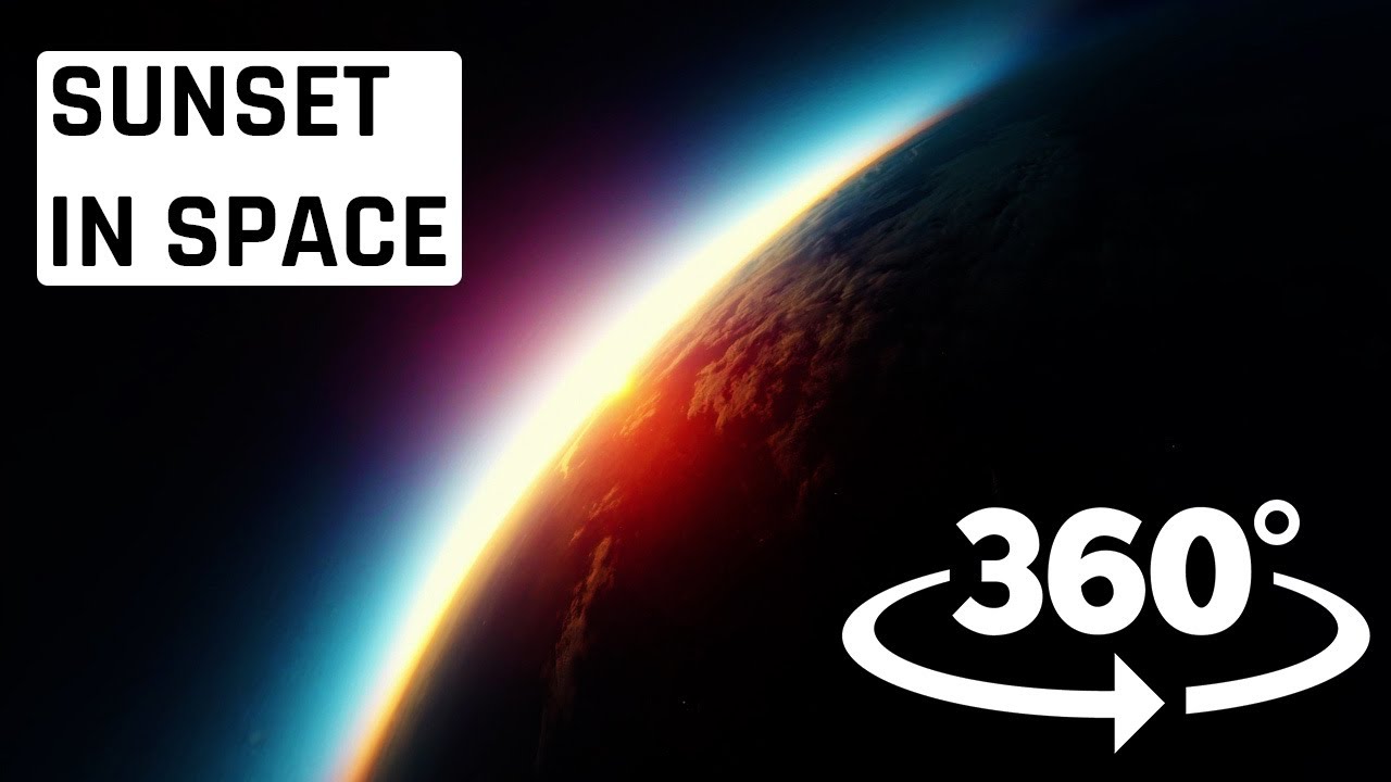 Capturing a Sunset from Space | 360 Video Hyperlapse - YouTube