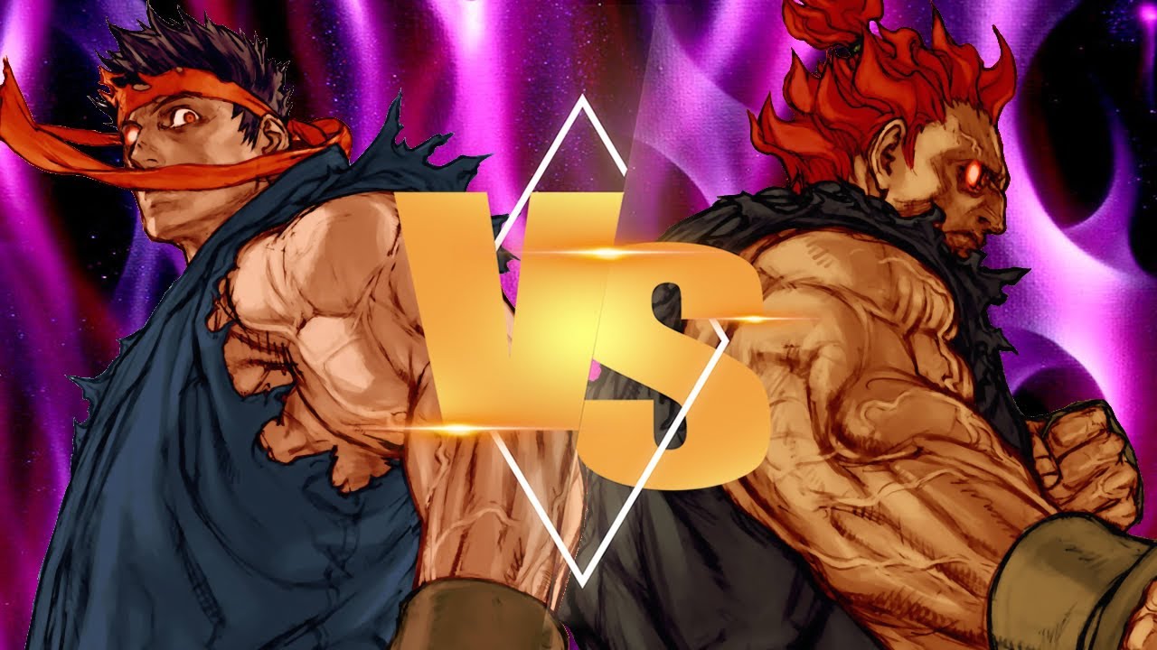 Evil Ryu VS Akuma (Sprite Animation Test) - YouTube