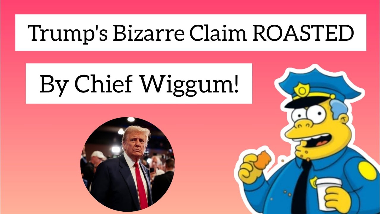 Chief Wiggum Roasts Trump’s Bizarre Springfield Pet-Eating Claim! - YouTube