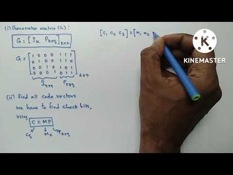 Hamming Codes Example-1 - YouTube