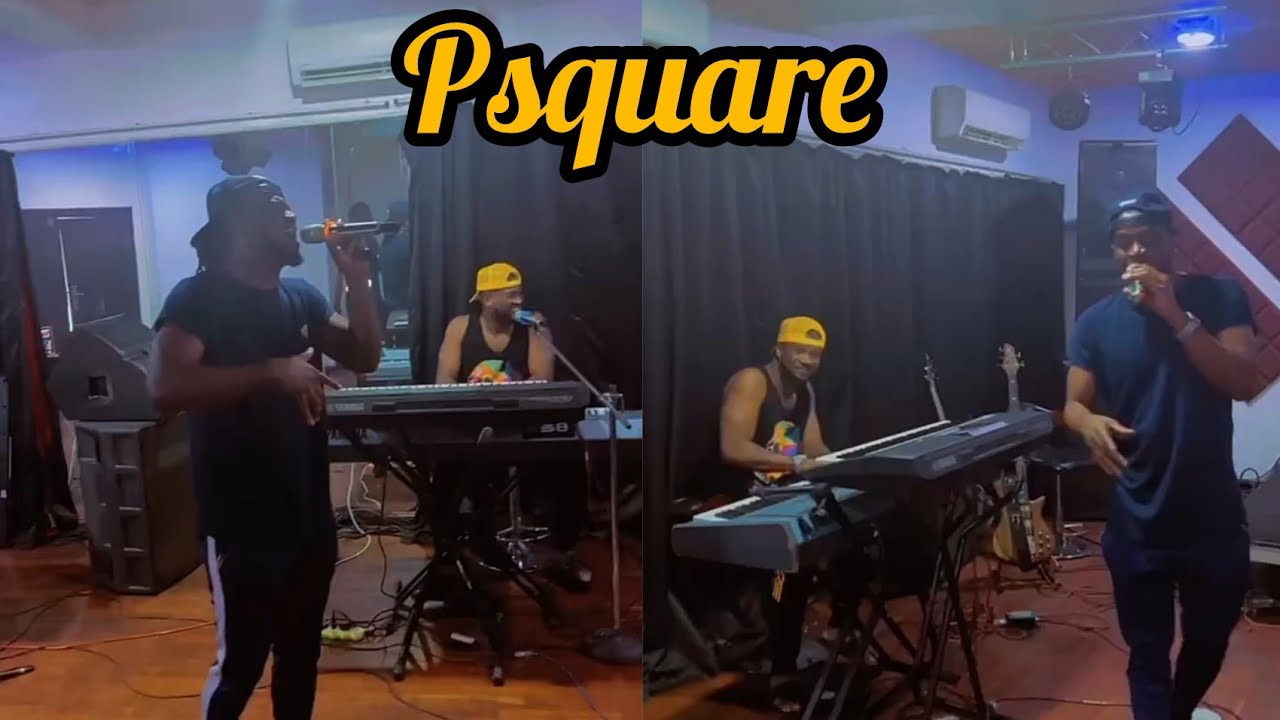 Psquare Freestyling And Rehearsal Mode Psquare Next Show - YouTube