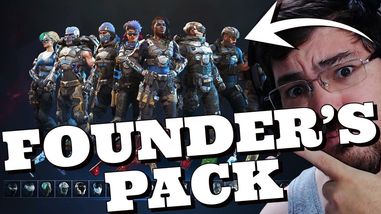 SHATTERLINE ALL PREMIUM FOUNDER'S PACK SKINS SHOWCASE | All Heroes All ...