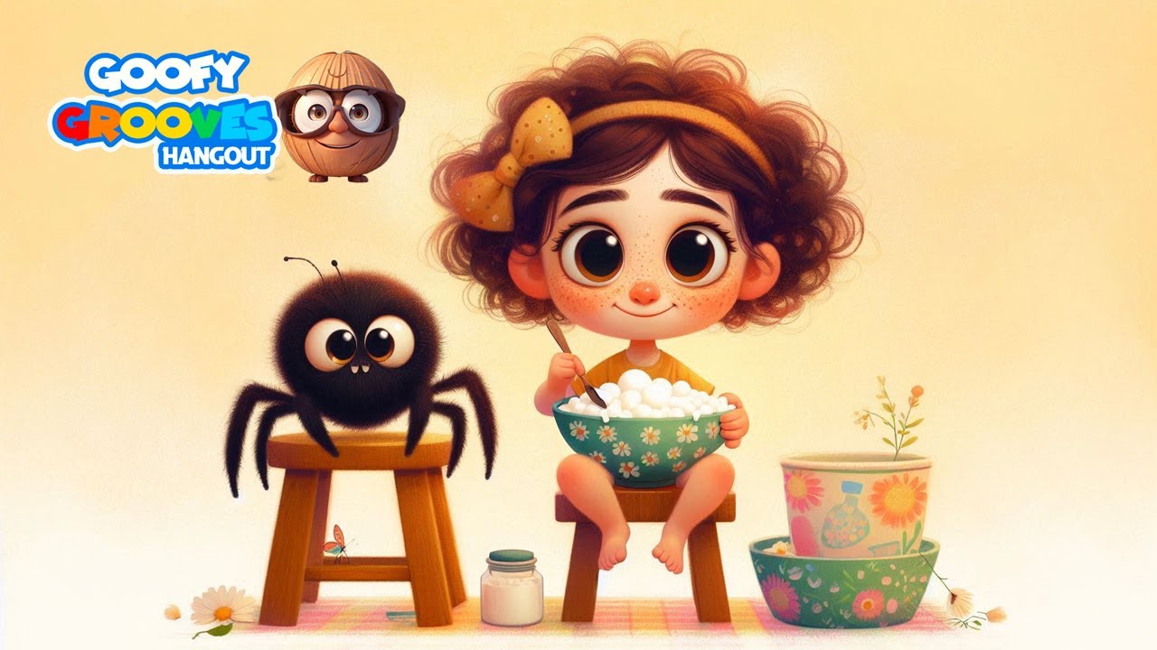 Little Miss Muffet | Nursery Rhymes for Children | Goofy Grooves ...