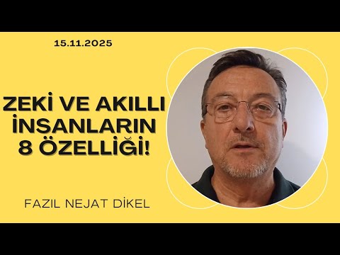 Zeki ve akıllı insanların 8 özelliği!