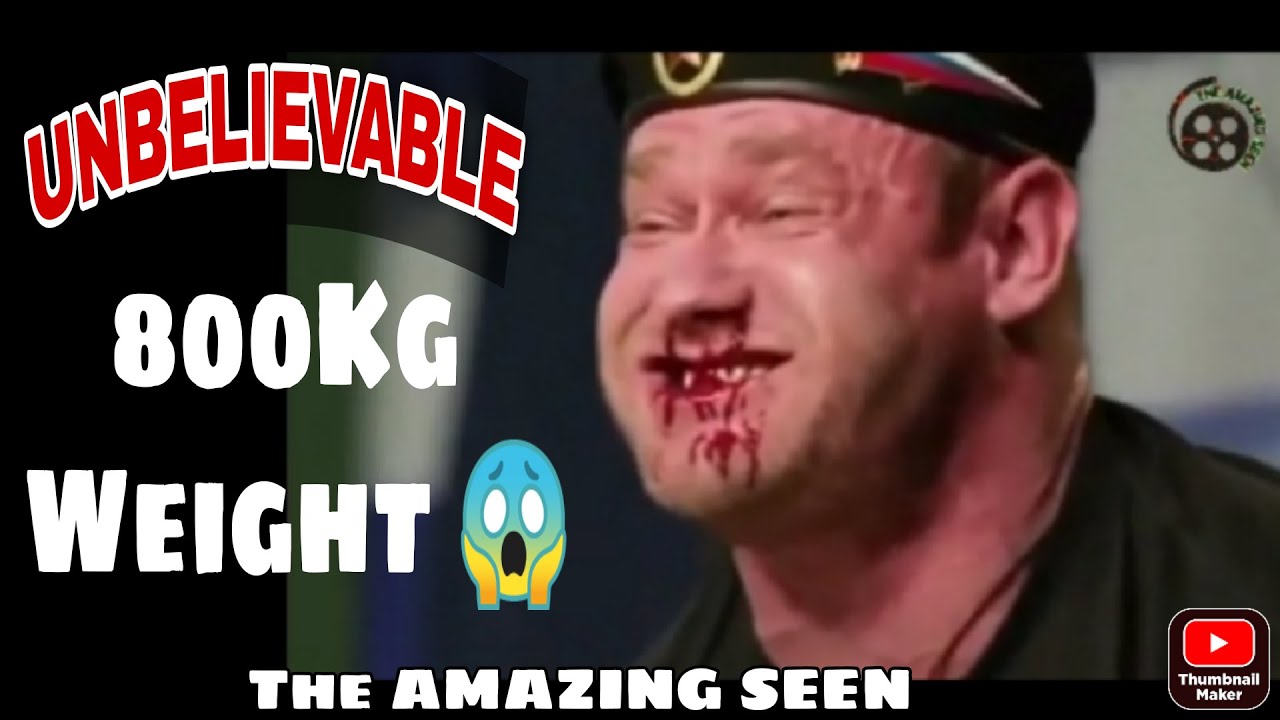UNBELIEVABLE 800Kg Deadlift The World Record ( The Strongest Man Ever ...