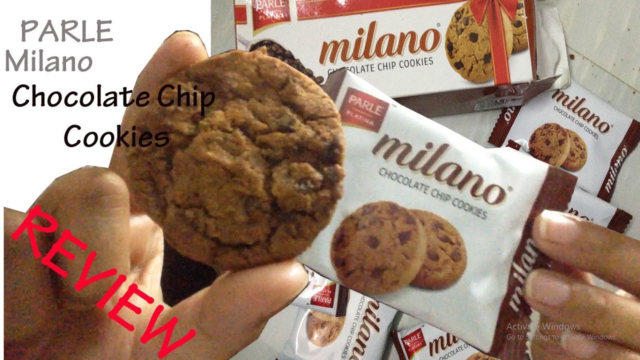 Parle Platina Milano Chocolate Chip Cookies | REVIEW - YouTube