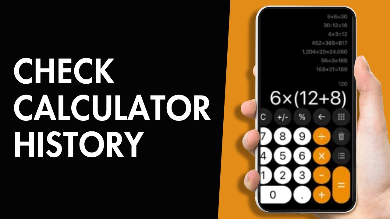 How to Look at Calculator's History on Android - YouTube